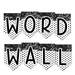 Classroom Sight Word Wall Editable Black and White Classroom Decor Word ...