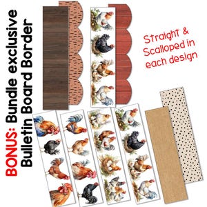 Chicken Farm Classroom Decor Bundle Chicken Classroom Theme Farm Theme ...