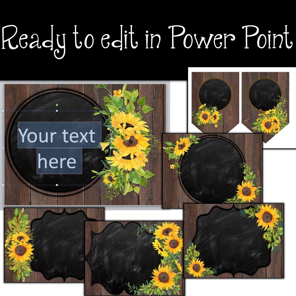 Editable Classroom Rules Posters Sunflower Farmhouse Classroom Decor ...