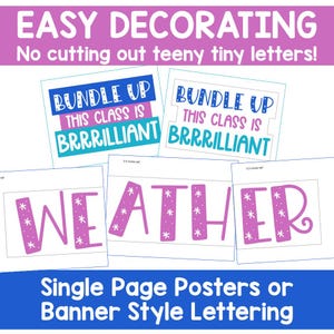 Winter Door Decorations Sweater Weather Bulletin Board Winter Classroom ...