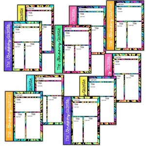 Editable Classroom Newsletter Template | Tie Dye Retro Classroom Decor ...