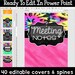 Editable Groovy Hippie Binder Covers and Spines Tie Dye Classroom Decor ...