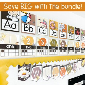 Cursive and Print Alphabet Posters for the Classroom Bee Classroom ...