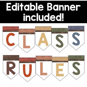 Chicken Farmhouse Classroom Rules Posters Farmhouse Theme Classroom ...