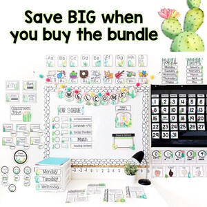 PRINTABLE Shape Posters and Charts | Cactus Classroom Decor | 2D and 3D ...