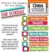 Editable Daily Schedule Cards Confetti Rainbow Classroom Decor ...