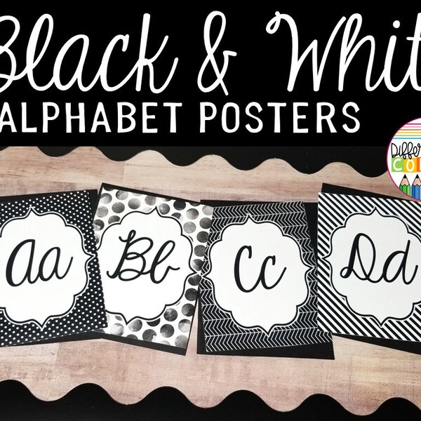 Cursive Alphabet Line - Etsy