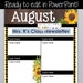 Editable Classroom Newsletter Template Sunflower Farmhouse - Etsy
