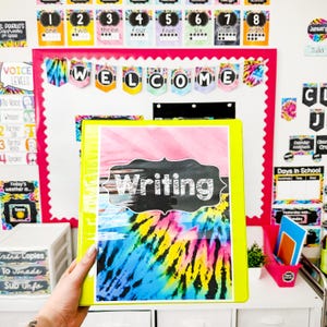 Tie Dye Retro Classroom Decor Bundle Classroom Groovy Classroom ...