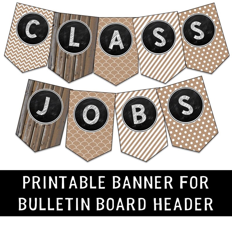 Editable Classroom Jobs Chart Template Tropical Classroom Decor ...