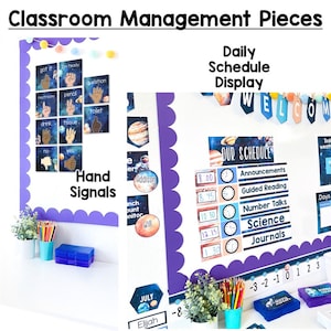 Space Classroom Decor Bundle | Classroom Bulletin Board Display Posters ...