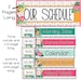 Editable Daily Schedule Cards Tropical Classroom Decor Printable ...