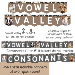 Sound Wall Classroom Posters Cow Classroom Decor Phonics Posters ...