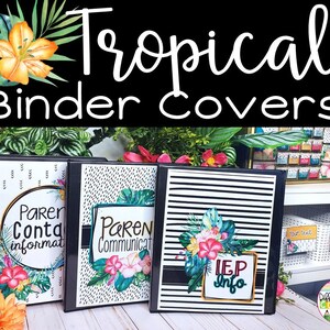 Editable Binder Covers and Spines Neutral Boho Classroom Decor ...