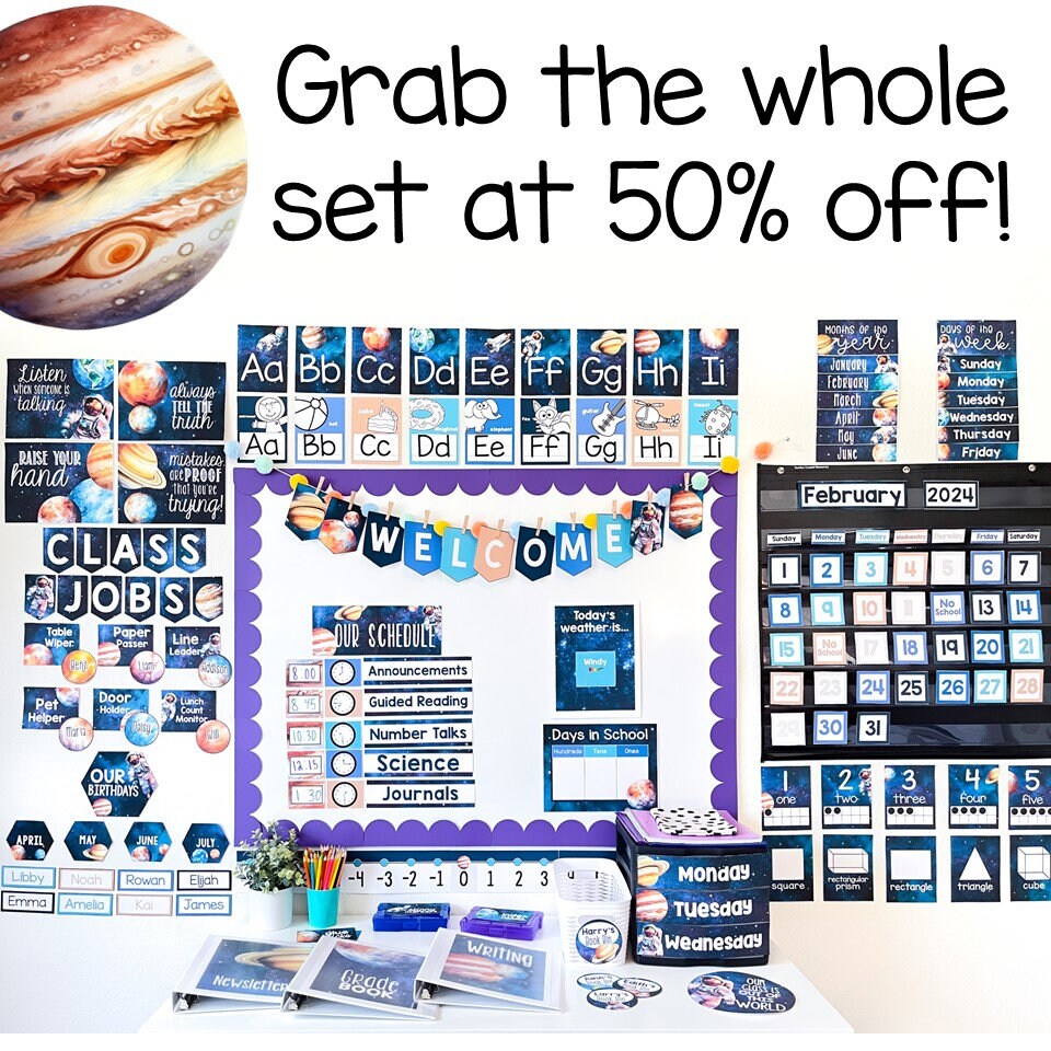 Space Classroom Birthday Display Space Classroom Decor Space Classroom ...