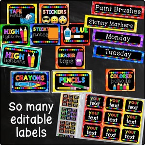 Rainbow Classroom Decor Bundle Printable Classroom Bulletin Board ...