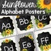 Alphabet Posters for the Classroom Sunflower Farmhouse Classroom Decor ...