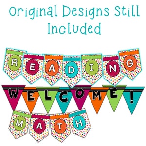 Editable Confetti Rainbow Bunting Bulletin Board Banner Letters ...