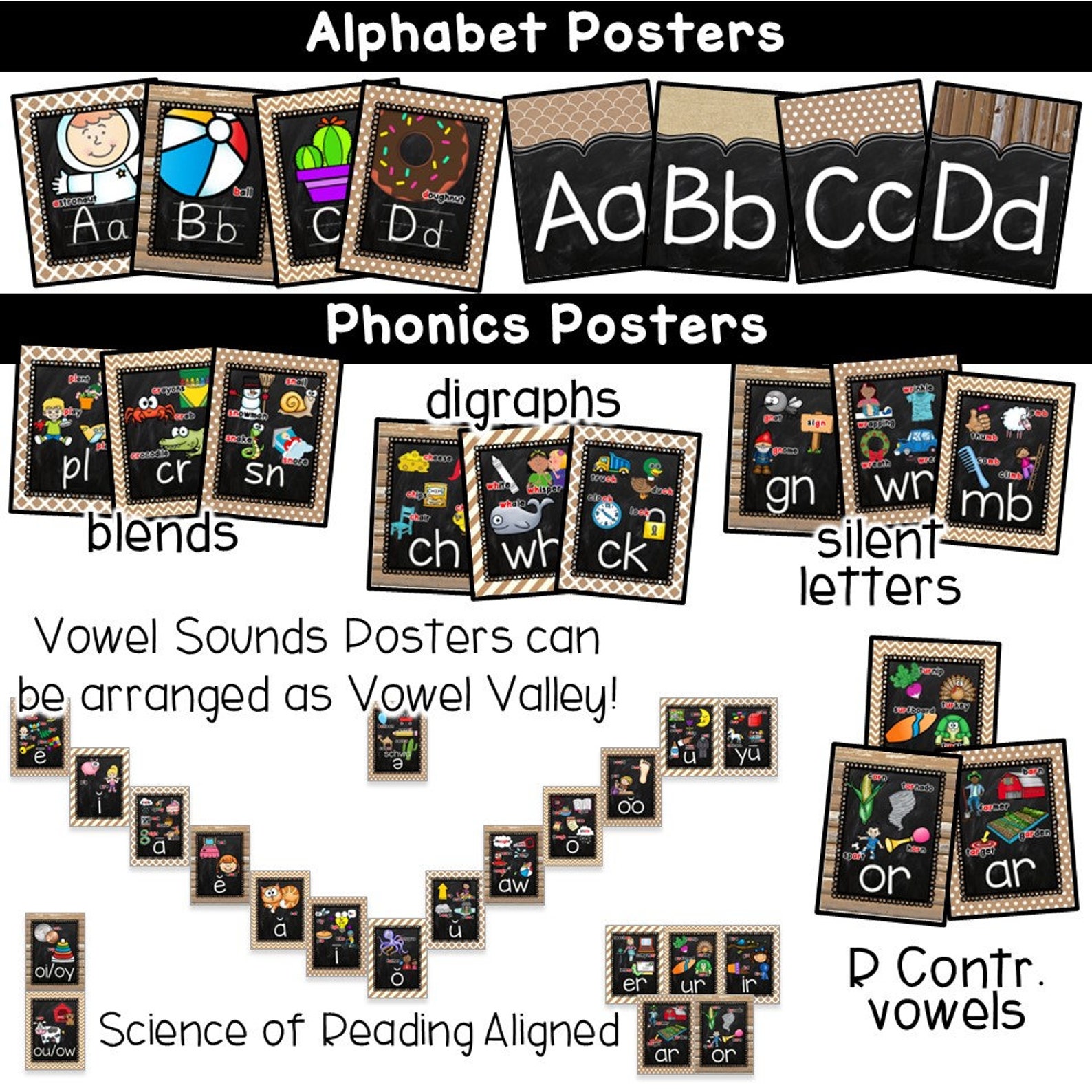 Farmhouse Neutral Classroom Decor Bundle Classroom Bulletin - Etsy