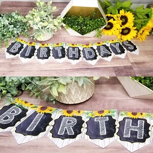 Classroom Birthday Display Farmhouse Classroom Decor Classroom Birthday ...