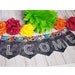 Editable Tie Dye Retro Bunting Bulletin Board Banner Letters Tie Dye ...
