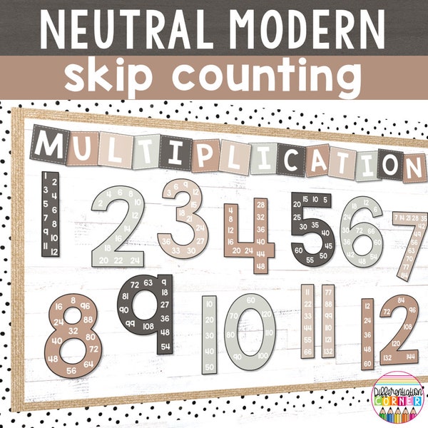 Skip Counting Multiplication - Etsy