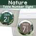 PRINTABLE Nature Table Numbers Nature Classroom Decor Classroom Table ...