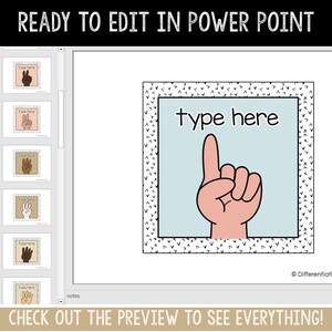 Classroom Hand Signal Posters, Neutral Boho Classroom Decor, Editable ...