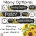 Editable Daily Schedule Cards Sunflower Farmhouse Classroom Decor ...
