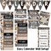 Cow Print Classroom Calendar Set & Weather Display Farmhouse Classroom ...