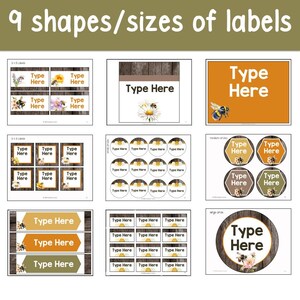 Editable Bee Classroom Labels Bee Themed Classroom Decor Classroom ...
