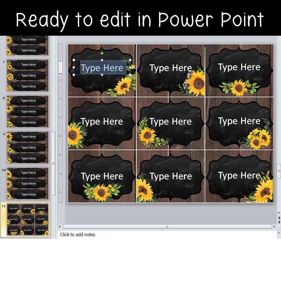 Editable Daily Schedule Cards Sunflower Farmhouse Classroom Decor ...