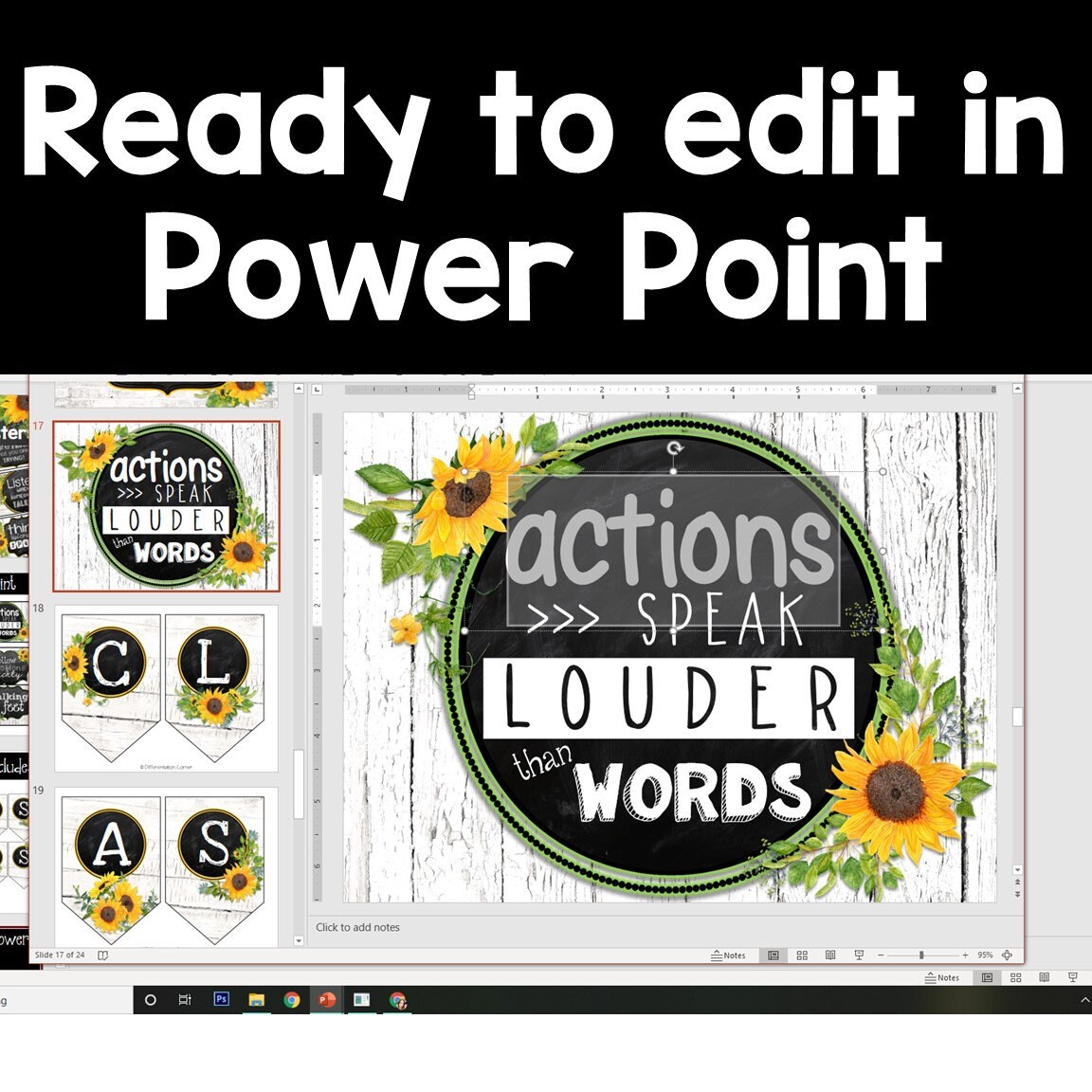 Editable Classroom Rules Posters Sunflower Farmhouse Classroom Decor ...