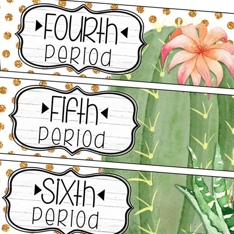 10 Drawer Cart Rolling Labels Editable Cactus Classroom Decor - Etsy