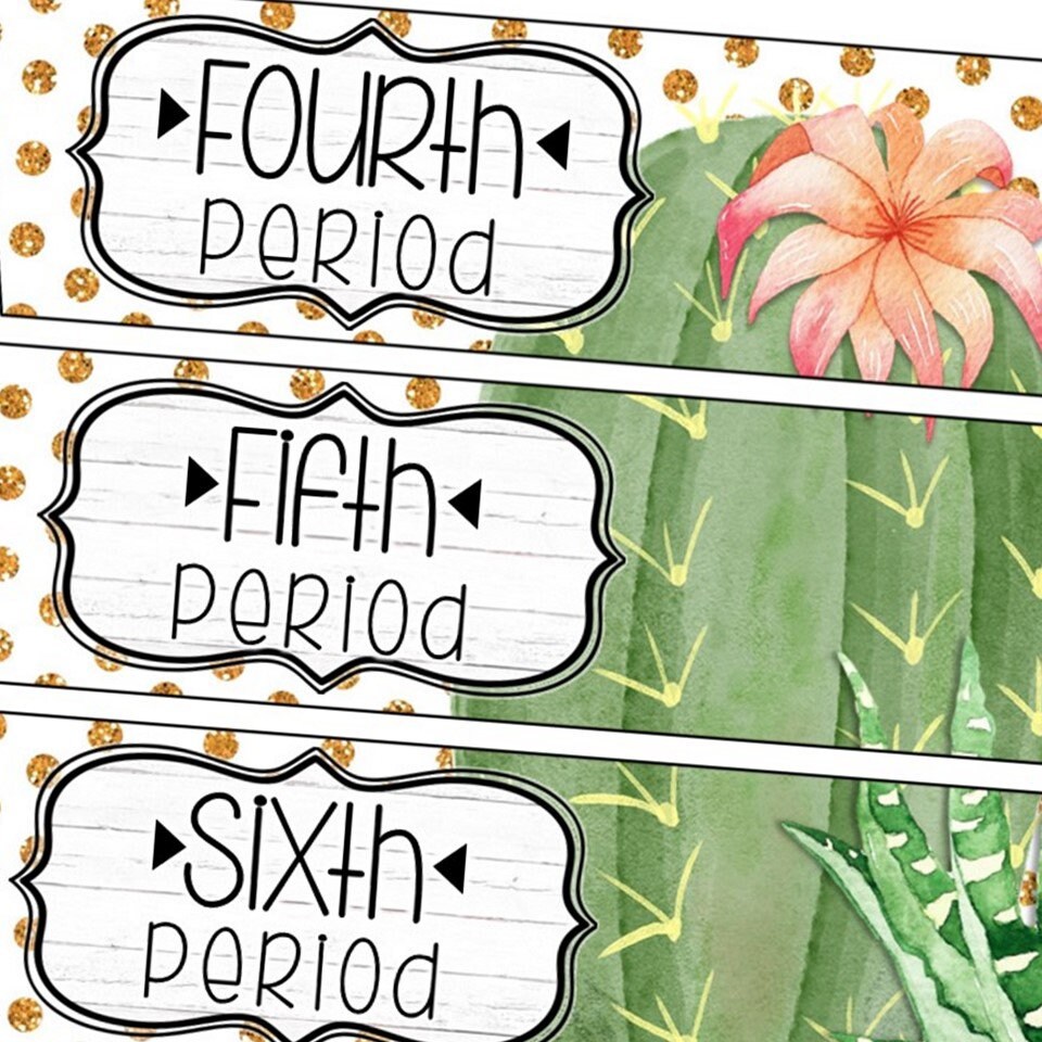 10 Drawer Cart Rolling Labels Editable Cactus Classroom Decor - Etsy