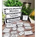 Editable Classroom Labels Black and White Classroom Decor Classroom ...