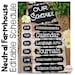 Farmhouse Neutral Classroom Decor Bundle Classroom Bulletin Board ...