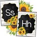 Alphabet Posters for the Classroom Sunflower Farmhouse Classroom Decor ...