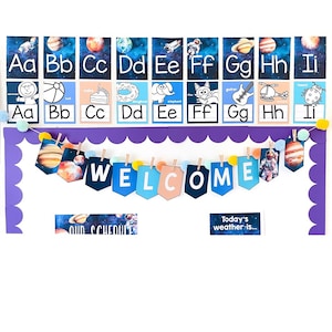 Cursive and Print Alphabet Posters for the Classroom Space Classroom ...