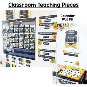 Bright Sunflower Classroom Decor Bundle | Printable Classroom Bulletin ...