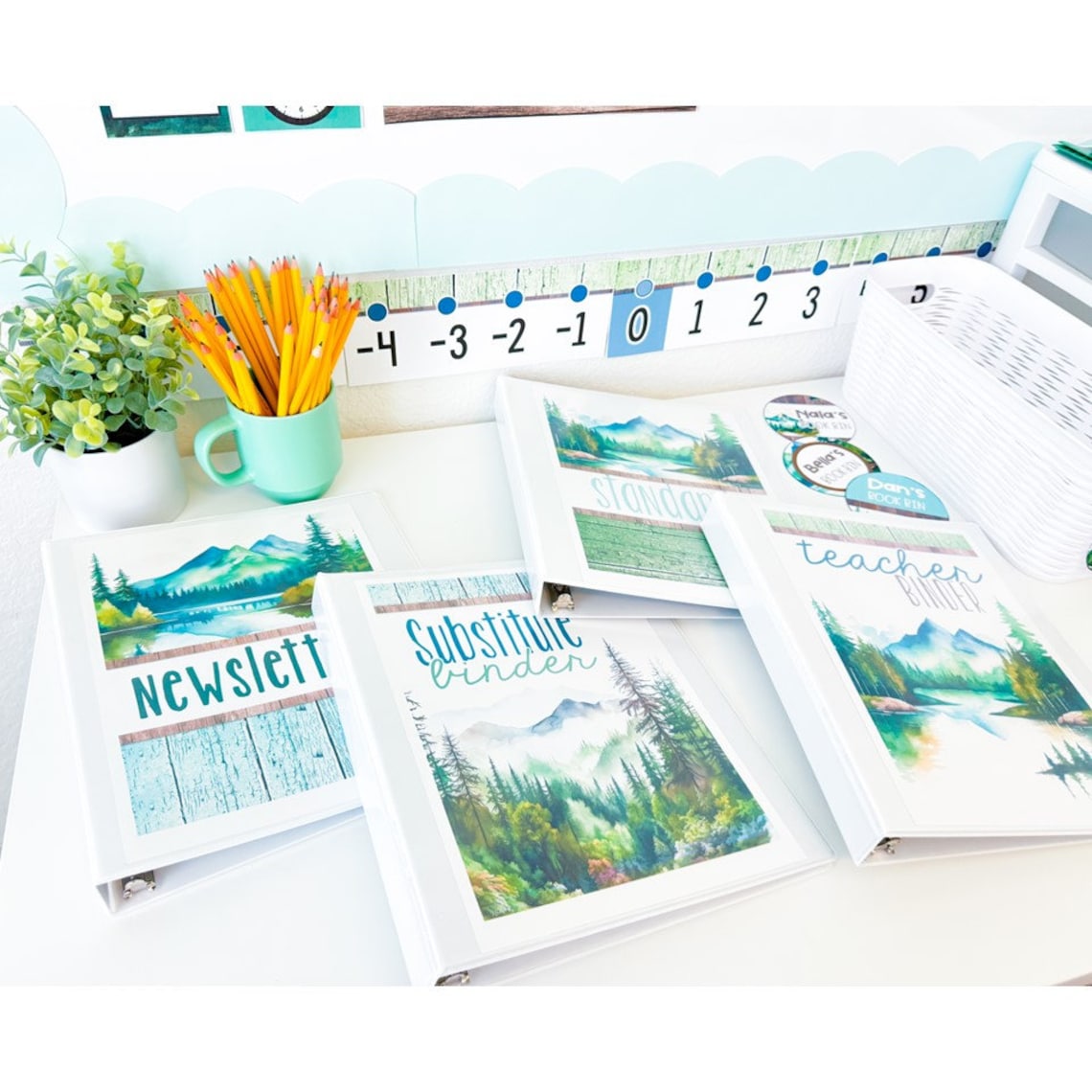 Editable Nature Binder Covers and Spines Nature Classroom Decor Forest ...