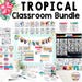 Tropical Teacher Tool Box Labels, Tropical Classroom Decor Teacher ...
