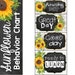 Printable Behavior Clip Chart, Sunflower Modern Farmhouse Classroom ...