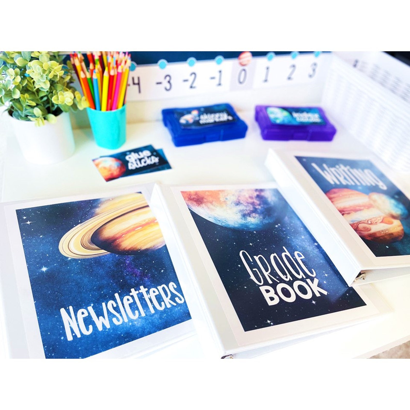 Editable Space Binder Covers and Spines Space Classroom Decor Space ...