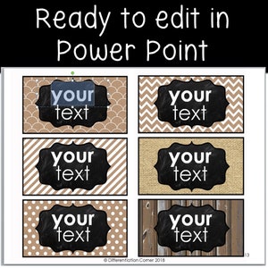 Farmhouse Neutral Teacher Tool Box Labels, Farmhouse Neutral Classroom ...