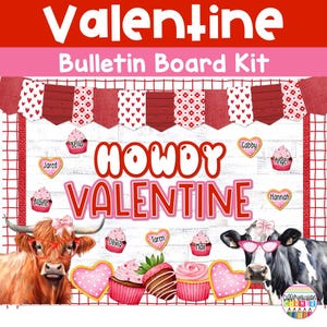 Valentine's Day Bulletin Board Kit | February Bulletin Board CUTE ...