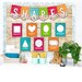 PRINTABLE Shape Posters and Charts | Confetti Rainbow Classroom Decor ...