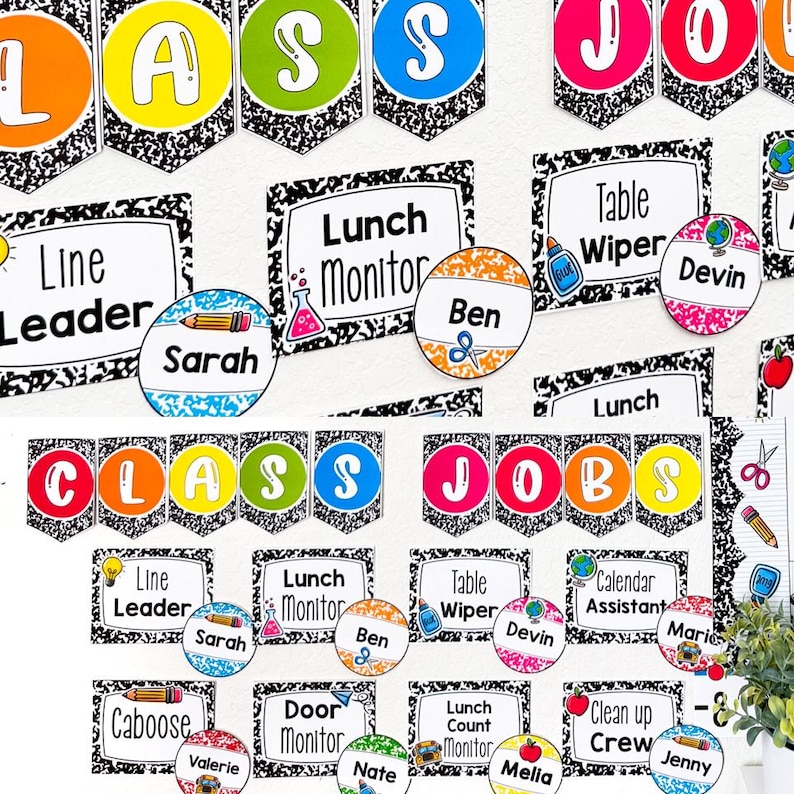 Editable Classroom Job Sign Classroom Jobs Display Classroom Jobs ...