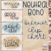 Printable Behavior Clip Chart, Neutral Boho Classroom Decor, Editable ...
