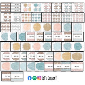 Editable Boho Classroom Labels Neutral Boho Classroom Decor Neutral ...